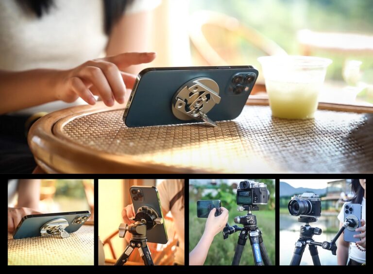 Montageplatte Arca und MagSafe für iPhone PM-01 - Leofoto Schweiz